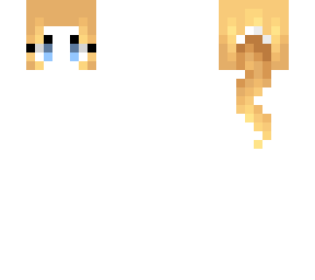 Female HB - Light Blonde Ponytail | Minecraft Skin