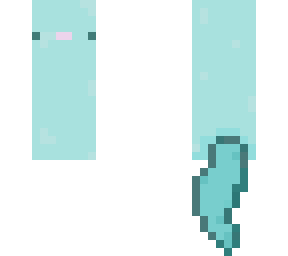 Light blue Axolotl | Minecraft Skin
