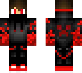 Red gamer skin | Minecraft Skin