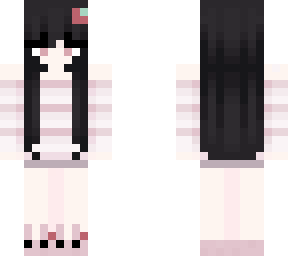 Strawberry Bunny Slippers! | Minecraft Skin