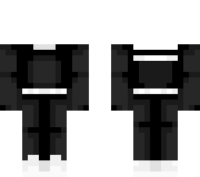 Black Tracksuit Template | Minecraft Skin