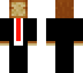 Bread in Suit | Minecraft Skin