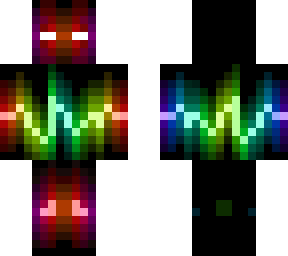 ColourFul Sound Waves | Minecraft Skin