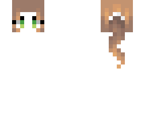 Female HB - Brown Tan Fade Ponytail | Minecraft Skin