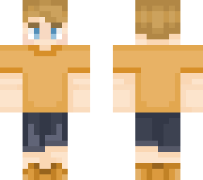 gemsie orange shirt skin | Minecraft Skin