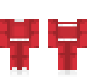 Red Tracksuit Template | Minecraft Skin