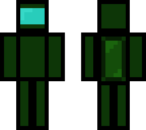 Green Crewmate | Minecraft Skin