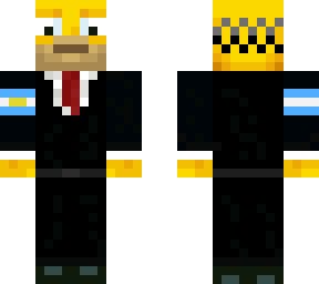 Homero Presidente de la nacin Argentina | Minecraft Skin