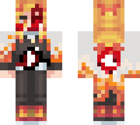 demon slayer rengoku | Minecraft Skins