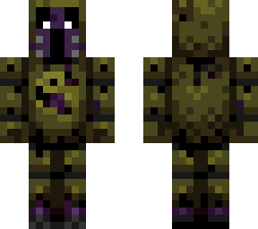 Springtrap mask off | Minecraft Skin