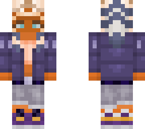 Ahsoka in the 80s style | Minecraft Skin