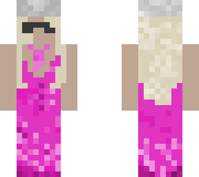 ALASKA VIOLET PINKY BARBIE GLAM | Minecraft Skin