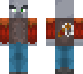 Custom Illager: Ravager Rider | Minecraft Skin