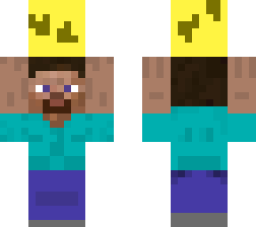 Steve holding cheese | Minecraft Skin