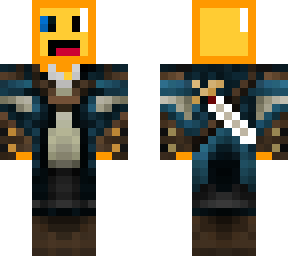 Yellow diamond knight | Minecraft Skin