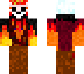 improved ghost rider | Minecraft Skin