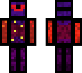 Magma Robot Warrior | Minecraft Skin