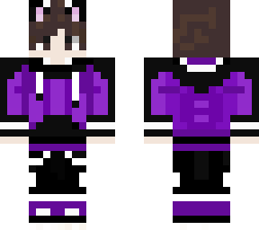purple hoodie | Minecraft Skins