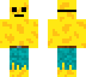 creepy cheese | Minecraft Skin
