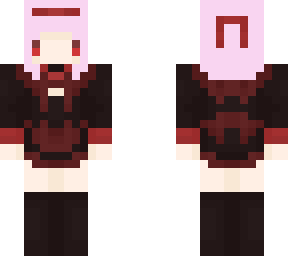goth maid | Minecraft Skins