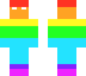 Rainbow Null | Minecraft Skin