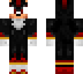Shadow The Hedgehog | Minecraft Skin