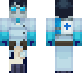 TF2 MVM Medic Robot | Minecraft Skin