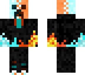 Fire creeper | Minecraft Skin