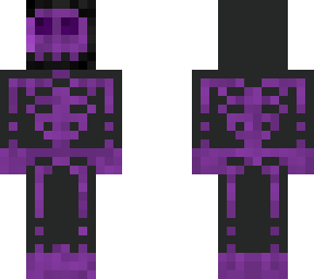 purple skeleton | Minecraft Skin