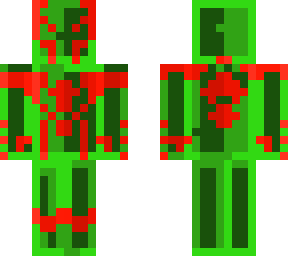 green spider man | Minecraft Skins