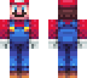 Mario Characters Minecraft Skins