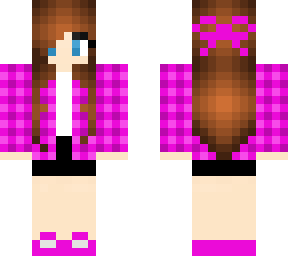 Pink Zoey | Minecraft Skin