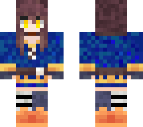 blue megumin | Minecraft Skin