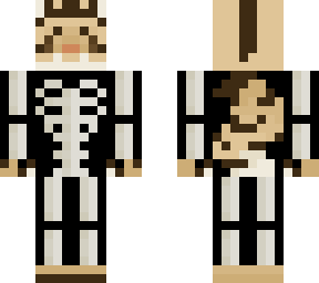 cat skeleton costume | Minecraft Skin
