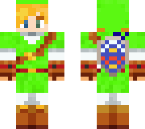 Ocarina of Time Adult Link | Minecraft Skin