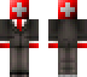 Switzerland flag as a human | Minecraft Skin
