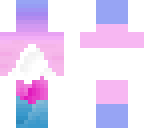 transgender flag landscape | Minecraft Skin