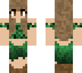 Jungle/Forest Girl | Minecraft Skin