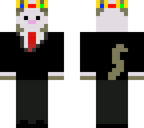 cat in suit | Minecraft Skins