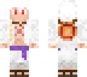 gear 5 luffy | Minecraft Skins