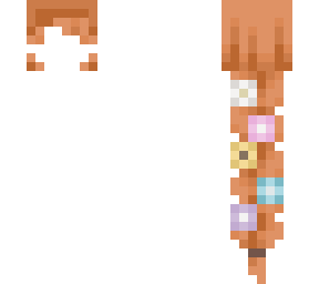Rapunzel Braid-Ginger-Base | Minecraft Skin