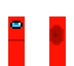 Among Us Red (Impostor??) | Minecraft Skin