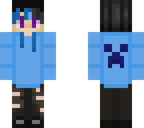 blue gamer boy | Minecraft Skins
