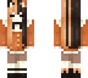 Girl Fox Minecraft Skin