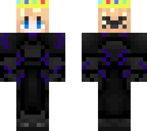 Blue Sharpness With crown | Minecraft Skin