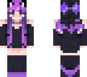 chica morada | Minecraft Skin