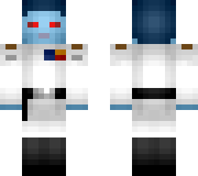 Grand Admiral Thrawn | Minecraft Skin