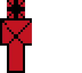 BLack red crosses | Minecraft Skin