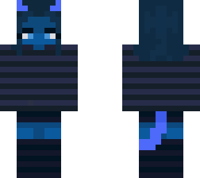 Blue demon | Minecraft Skin