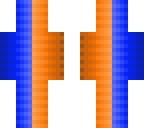 Blue-orange textured gradient | Minecraft Skin